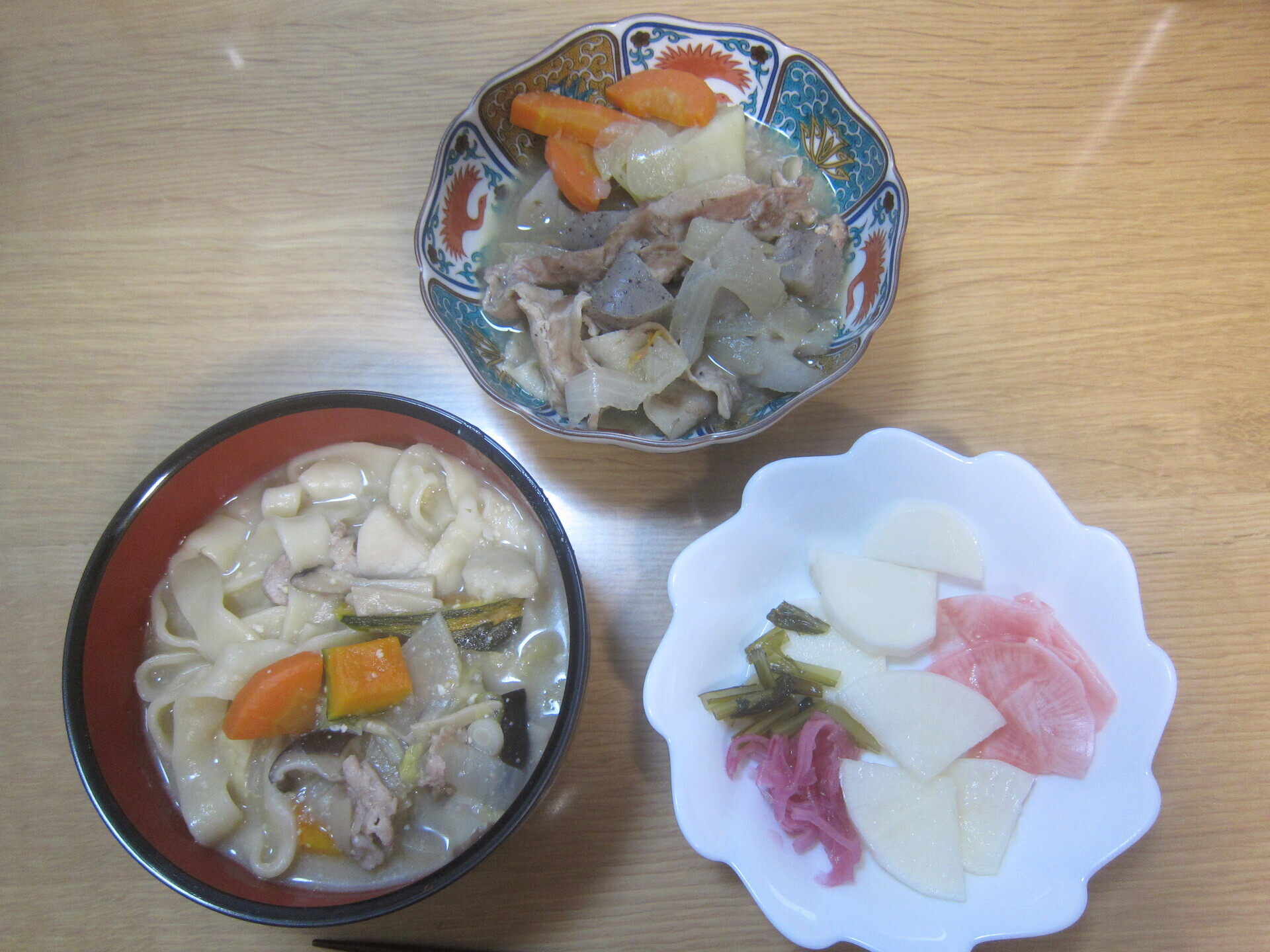 ほうとうを煮込みました。: 料理は楽しい